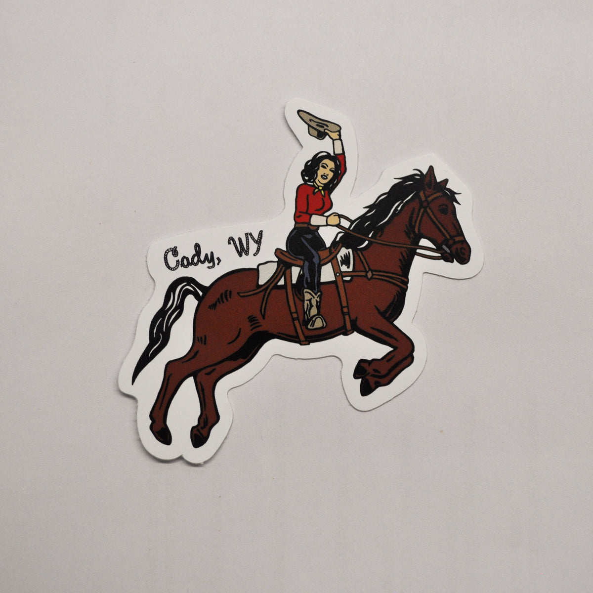 STICKER COWGIRL CODY WY #22799 D3 OCT25 – Points West Market